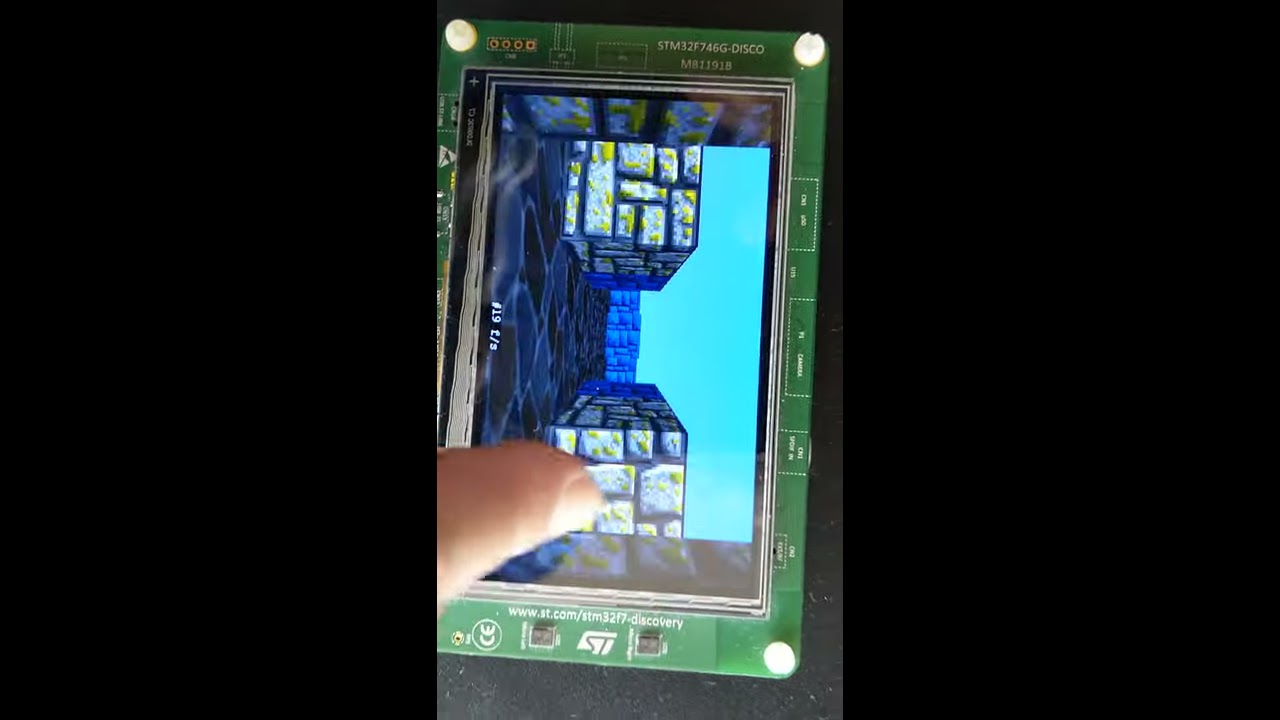 STM32746G-Discovery Raycasting