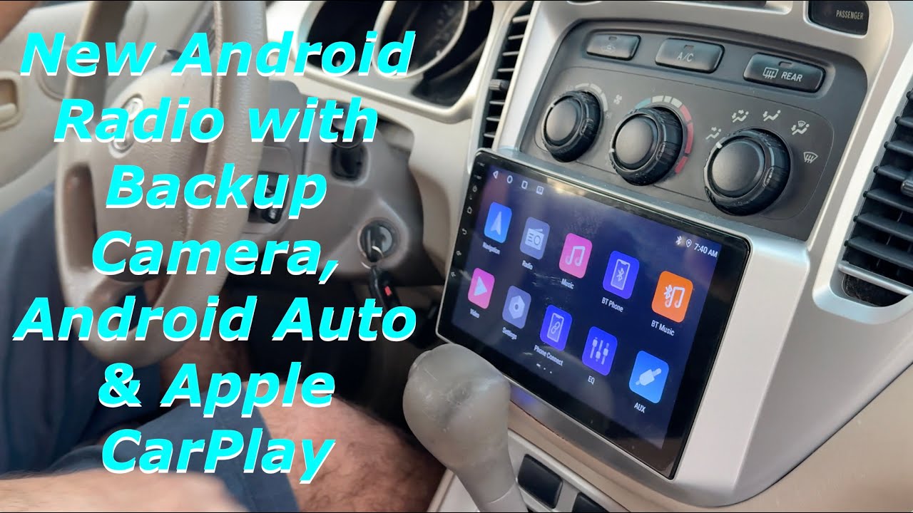 How To Install an Android Radio with Backup Camera Apple CarPlay Android Auto on a Toyota Highlander