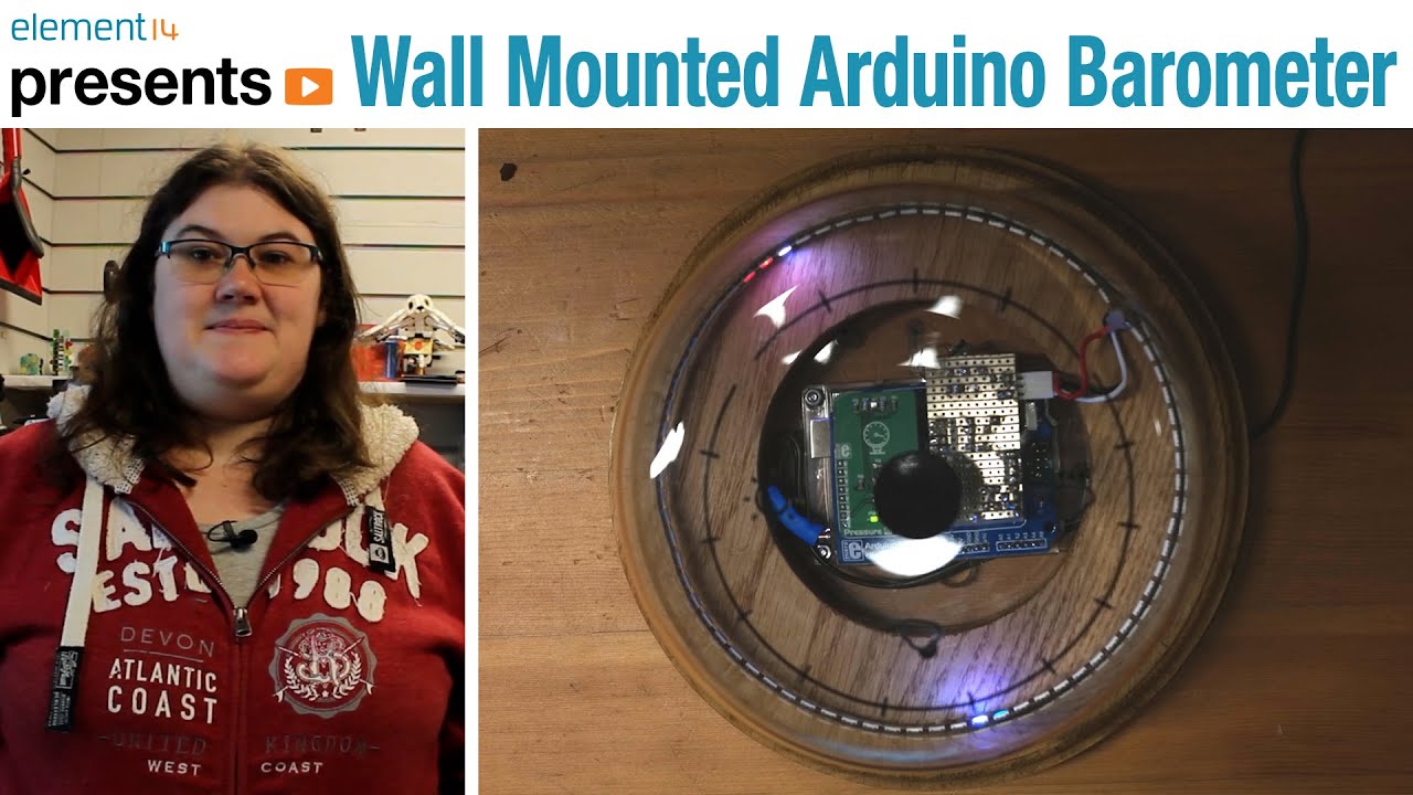 DIY Wall Mounted Arduino Barometer -- Episode 475 - element14 Community