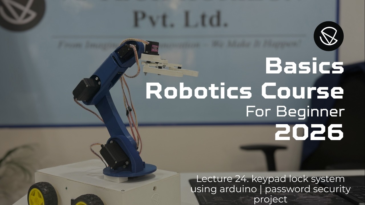 keypad lock system using arduino | password security project #vstechhorizon #ai #robotics
