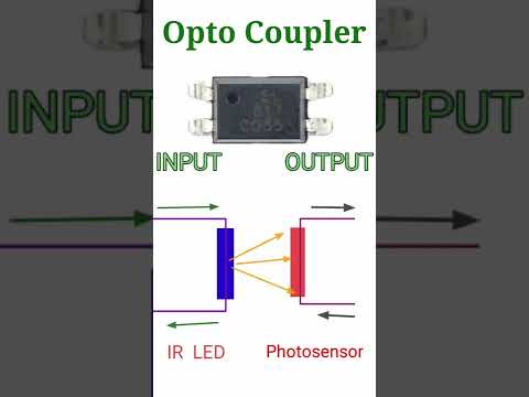 Optocoupler IC || How oprocoupler ic works?? #shorts #electronics #youtubeshorts