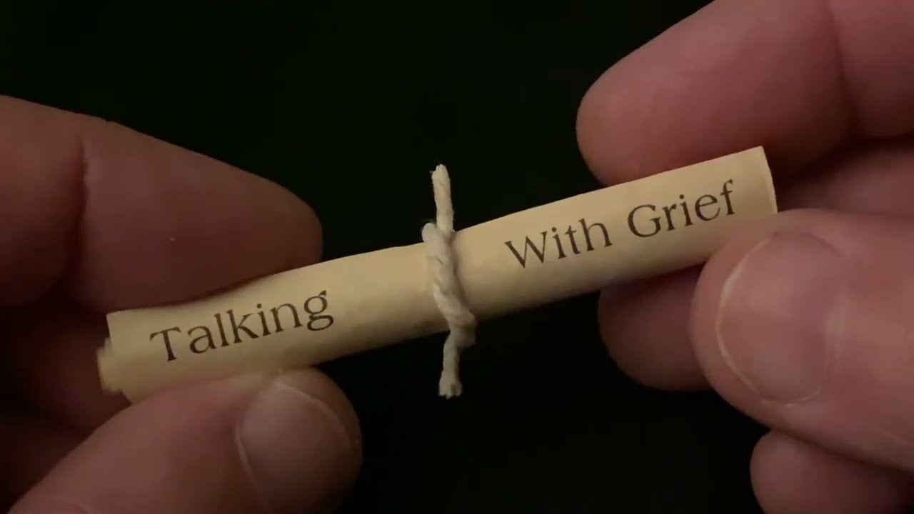 Talking With Grief - Scroll - Poem