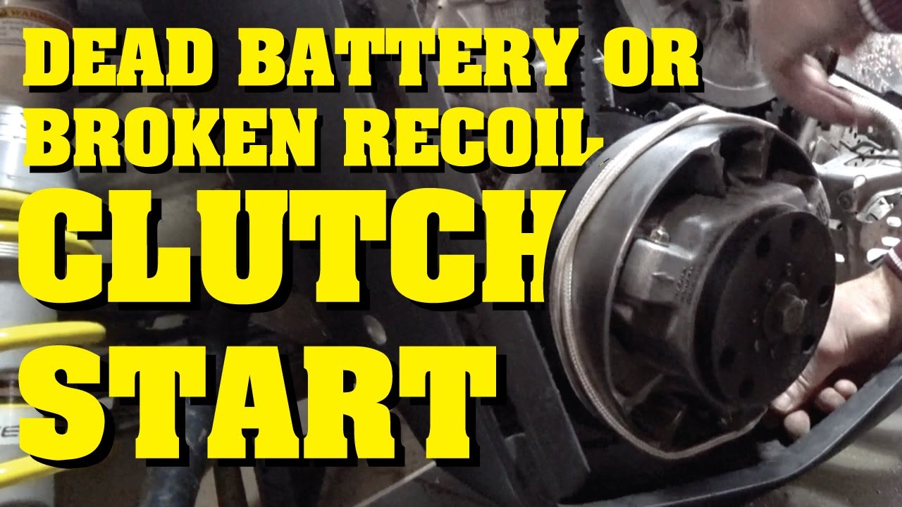 How To Start a Snowmobile without Pull Cord from Primary Clutch