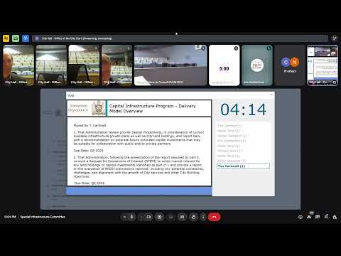 June 25, 2025 - Special Infrastructure Committee Part 1 of 2