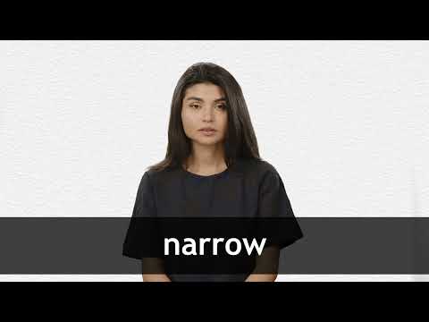 NARROW - Definition & Translations | Collins English Dictionary