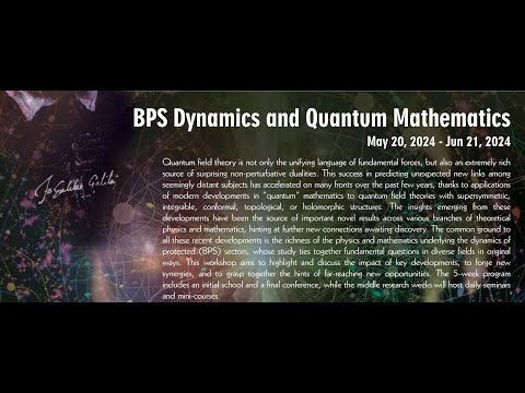 Lotte Hollands: "N=2 Gauge Theory, DT Invariants and Exact WKB" - Lecture III