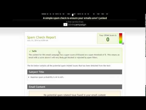 Using Spam Check Websites To Clean Your Emails