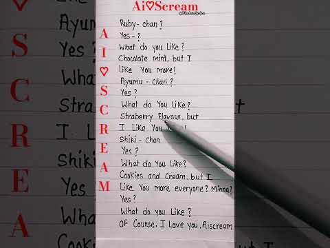 Ai♡Scream (English Translation) (Lyrics) #lyrics #music #aiscream #ruby #yourlovely #shiki #shorts
