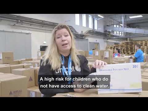 How does UNICEF move supplies so quickly?