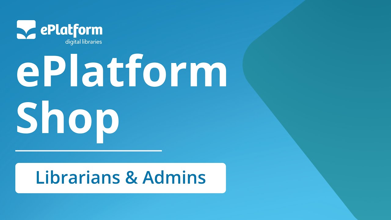 How to use the ePlatform Shop | Setup Guide for Staff