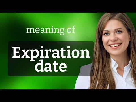 Understanding "Expiration Date": A Guide for English Learners