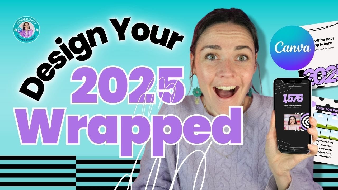 Create Your Own 2025 “Spotify” Wrapped with Canva (Step-by-Step!)
