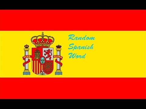 Random Spanish Word Monday