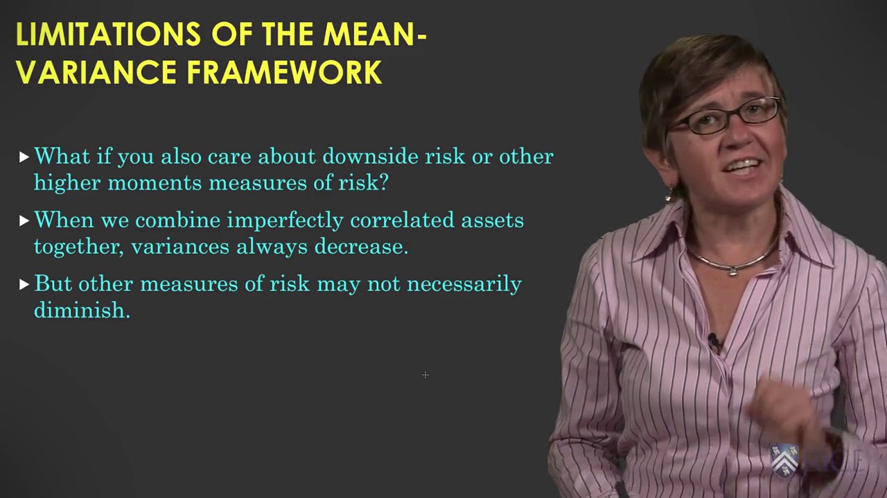 Mean-variance portfolio analysis - Portfolio Selection and Risk Management