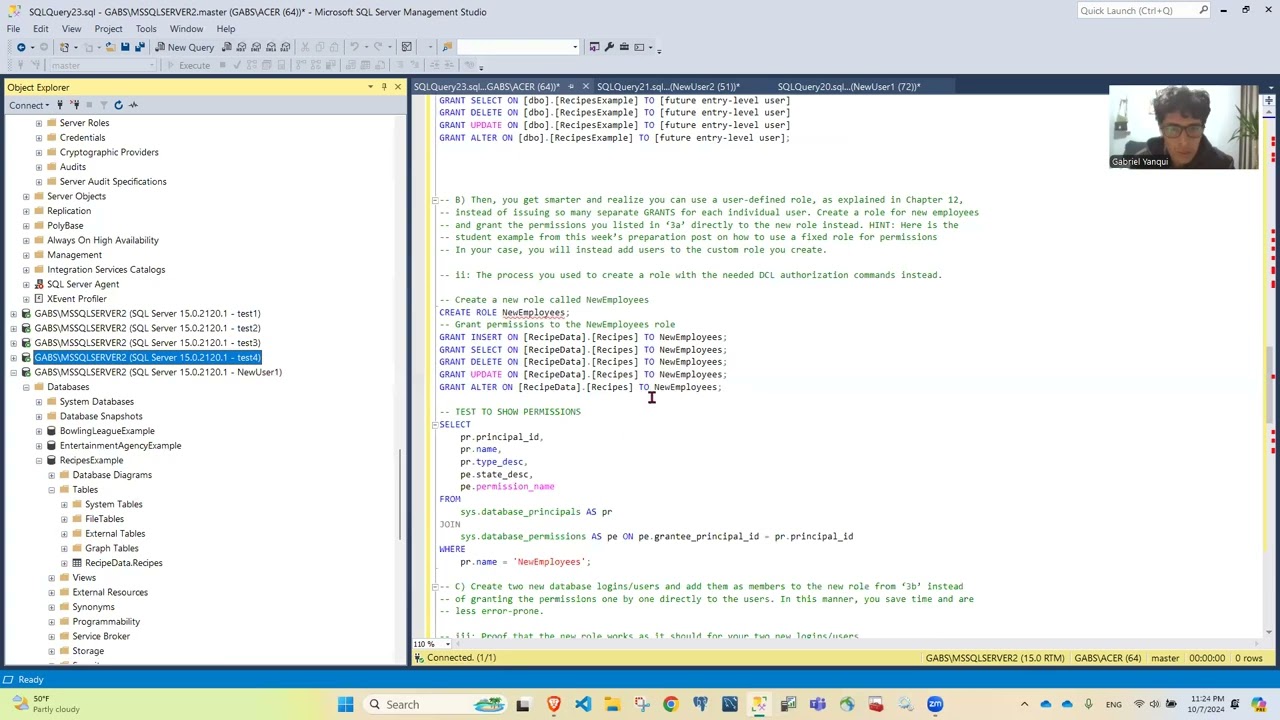 W03 Scenario: Database Security Part 1