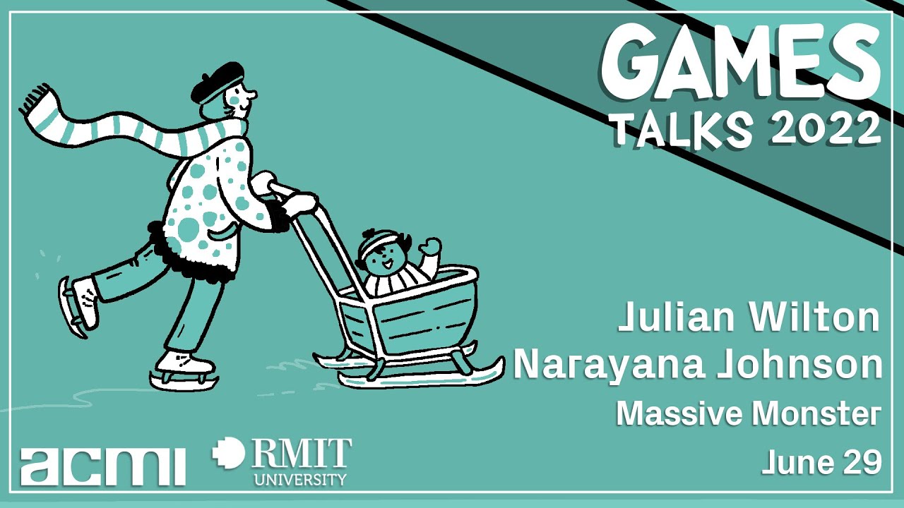 Games Talks: Massive Monster (Julian Wilton and Narayana Johnson) | ACMI + RMIT