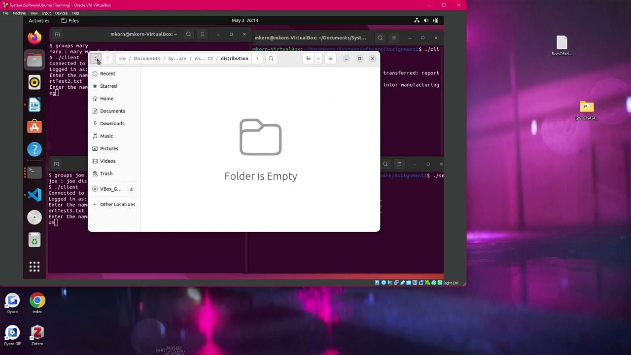 Multithreaded Client Server Assignment