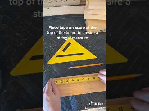 How to measure and mark a board