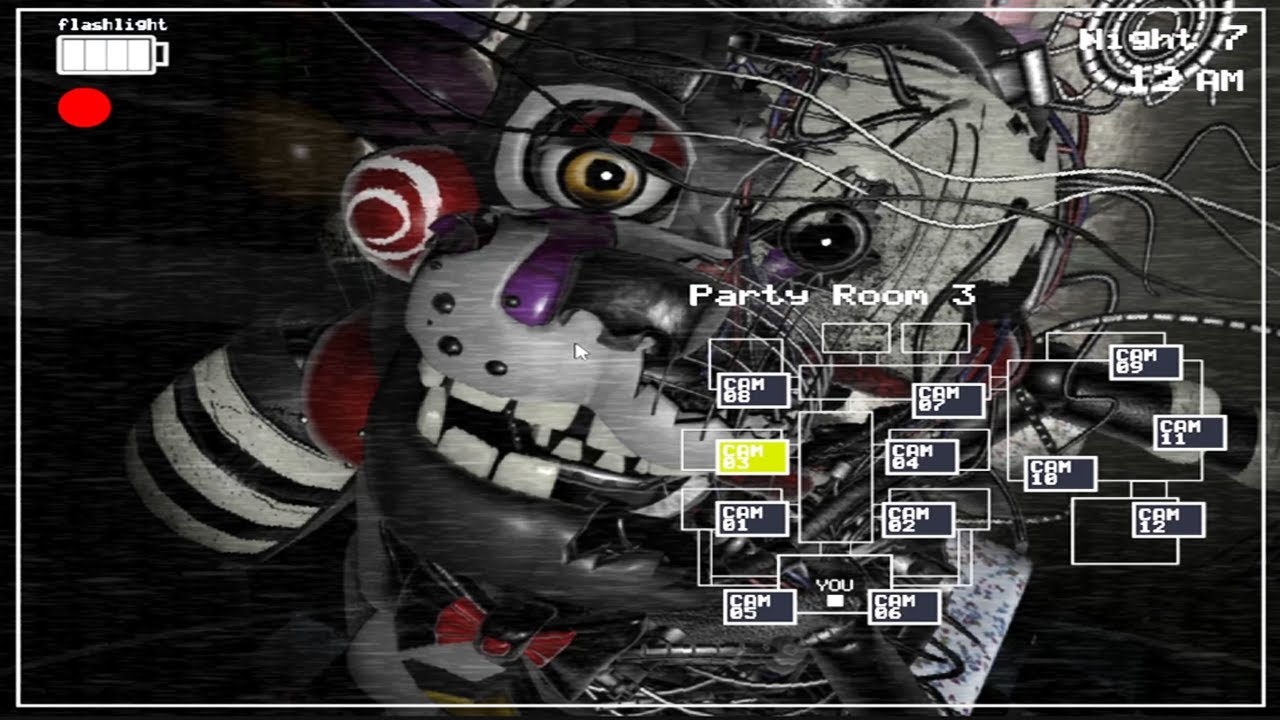 Puppet inside Lefty suit! Withered Lefty! (FNaF 2 Mods)