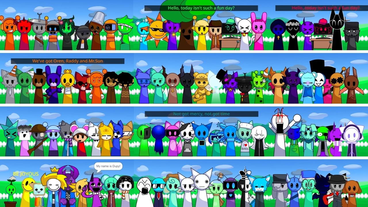 Sprunki - Spruted Remastered - with All Characters