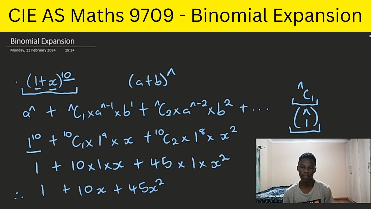 Binomial Expansion - CIE A Level Maths 9709
