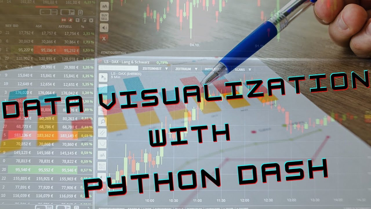 Data visualization Dash (a Python framework)