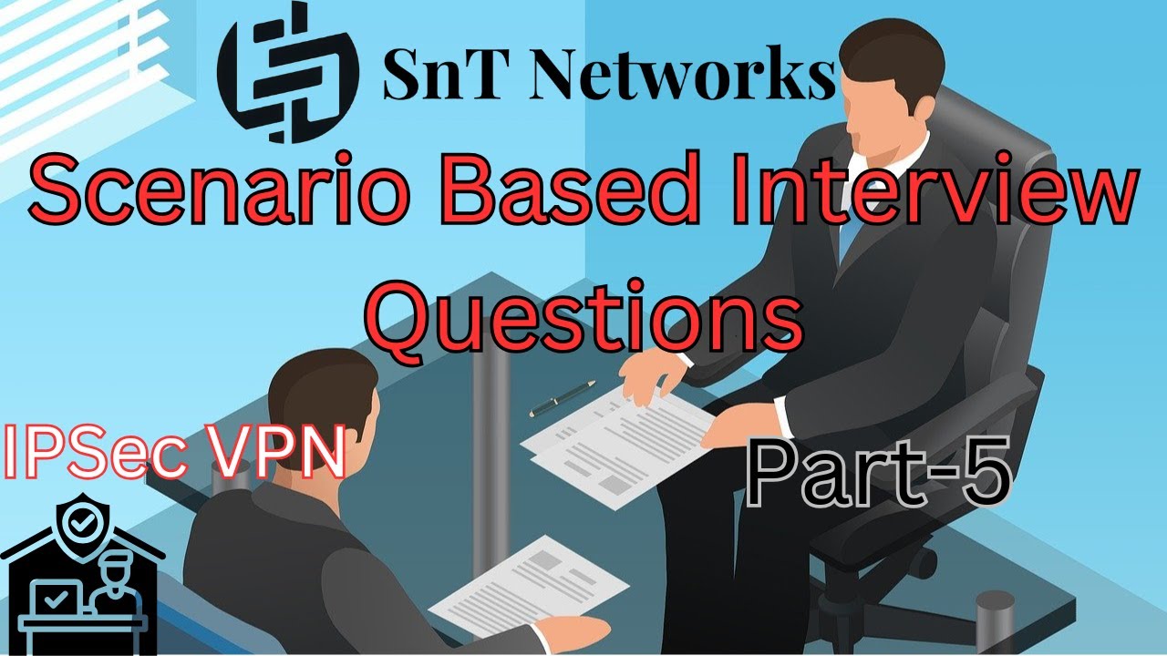 Scenario Based Interview Questions Part 5 | IPSec VPN Troubleshooting #ccna #ccnp #ccie #ipsec