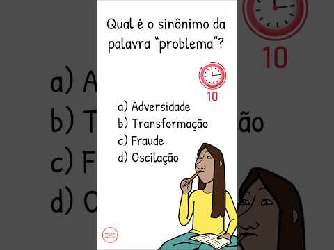 VOCÊ SABE? Qual é o sinônimo de “problema”?