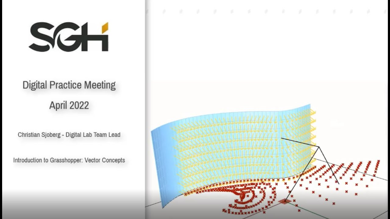 SGH Grasshopper Intro: Vector Concepts and Solar Reflectance Exercise