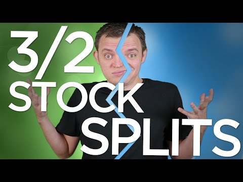 How does a 3/2 stock split work if you have an uneven number of shares?
