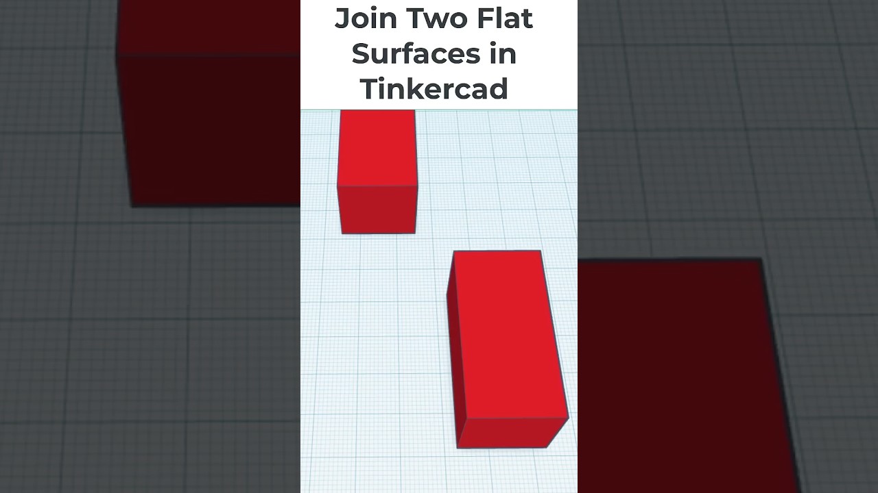 Join Two Pieces End to End in #Tinkercad #3DPrinting