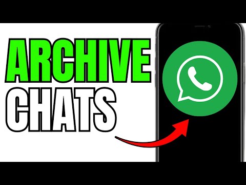 ARCHIVE CHATS ON WHATSAPP! (FULL GUIDE)