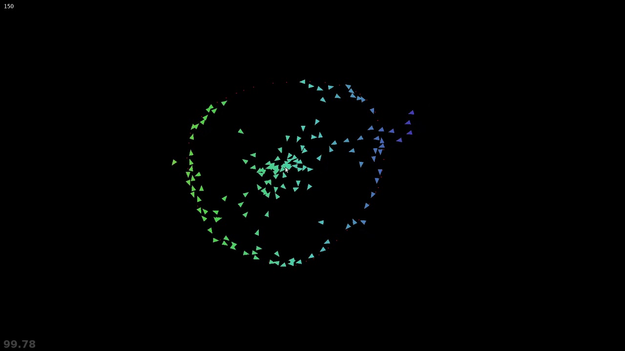 Boids - Python + Pyglet - 2D
