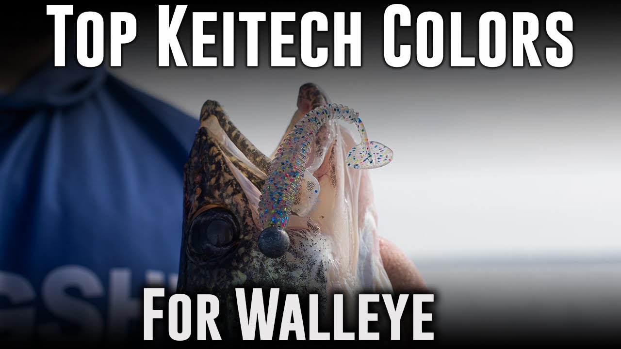 The BEST Keitech Colors For Walleye Fishing