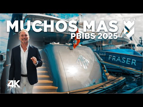 MUCHOS MAS - One of the Greatest Yachts at the Palm Beach Yacht Show!