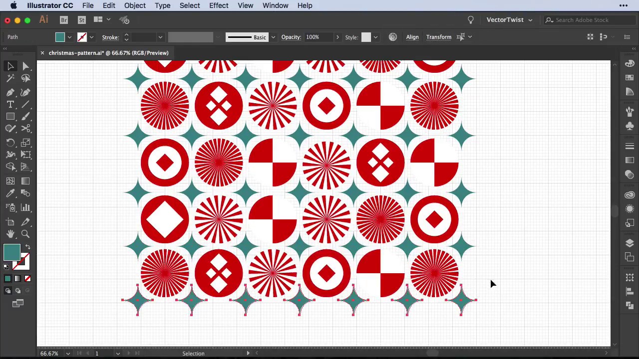 Create a Seamless Pattern in Illustrator CC