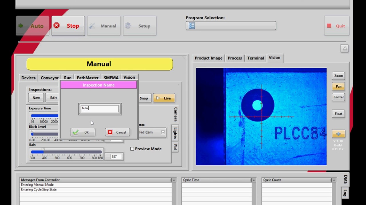 PVAPortal - Create Inspection (CamCal)