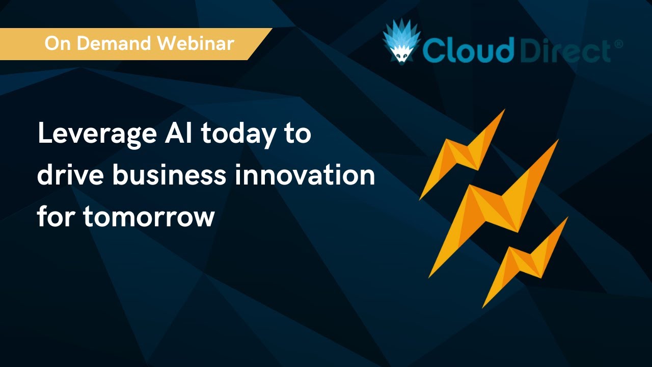 Leverage AI today to drive business innovation for tomorrow