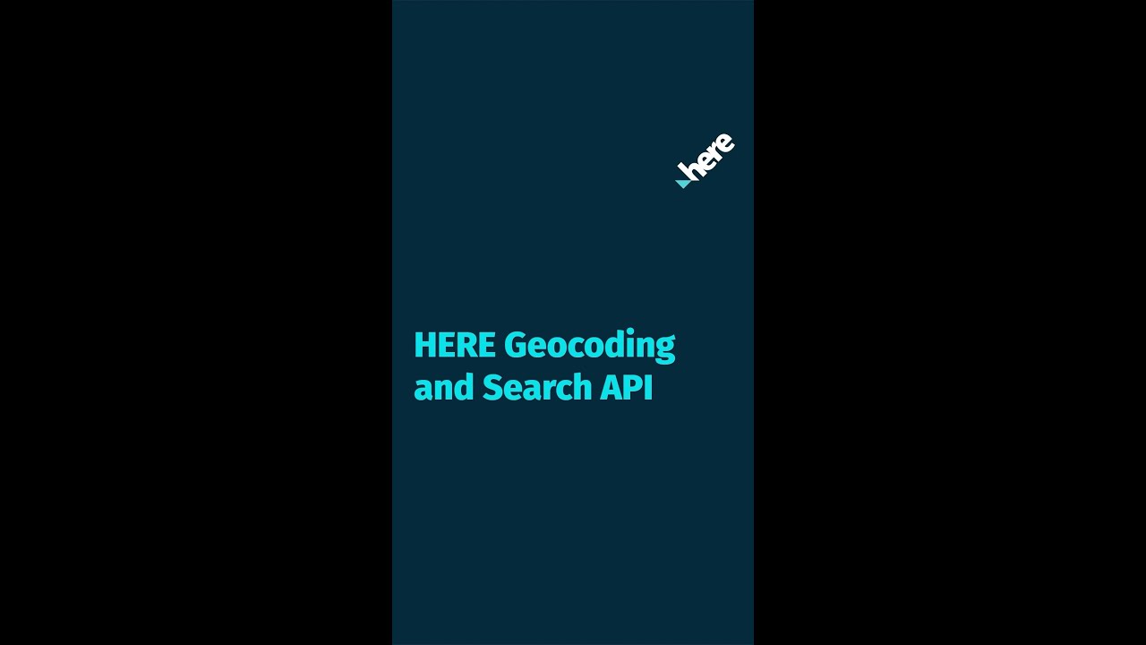 HERE Geocoding and Search API - HERE Technologies