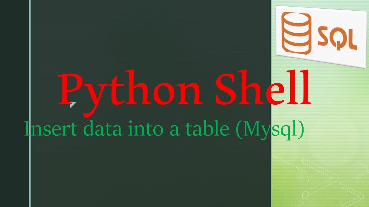 MySQL Add Data Into Tables using the INSERT Query.#pythonprogramming #java #sql #mysql