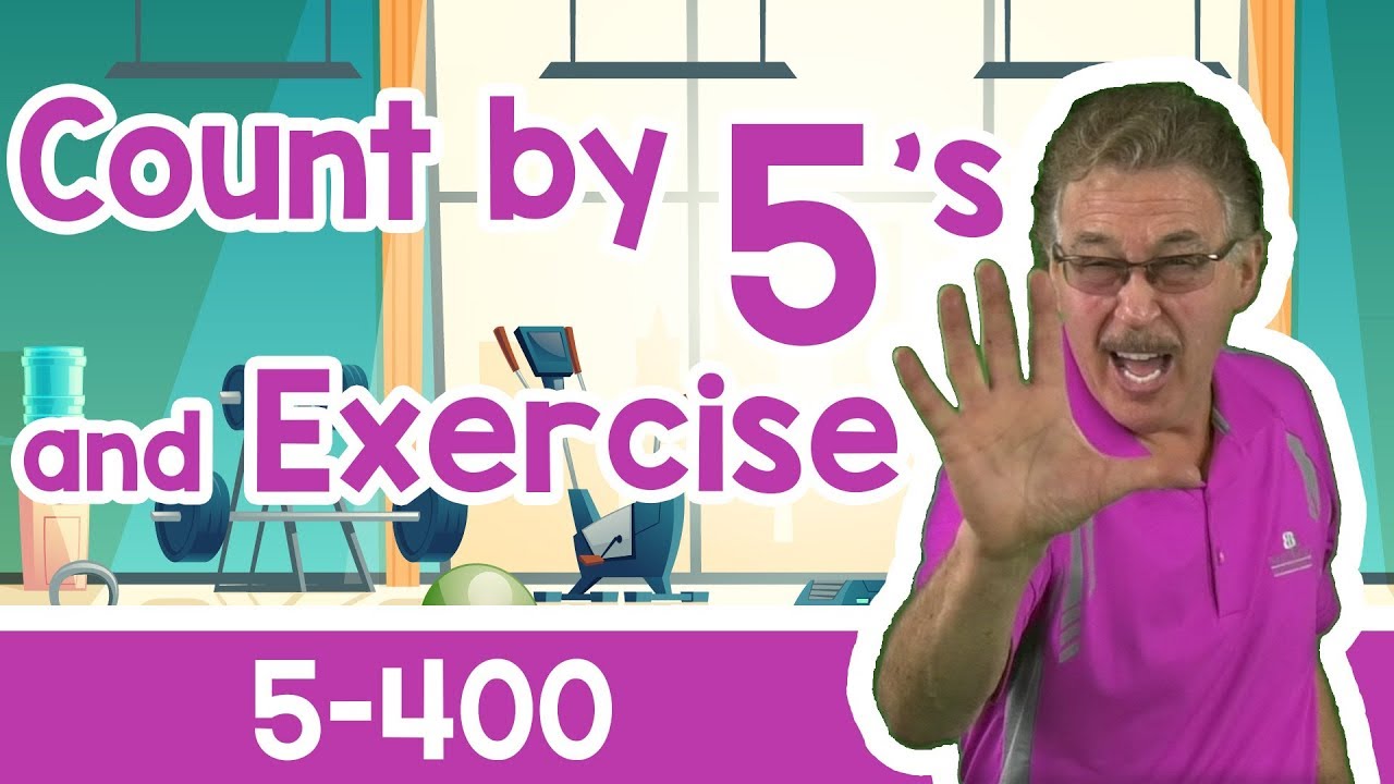 Count by 5's and Exercise to 1000 | 5 - 400 | Jack Hartmann