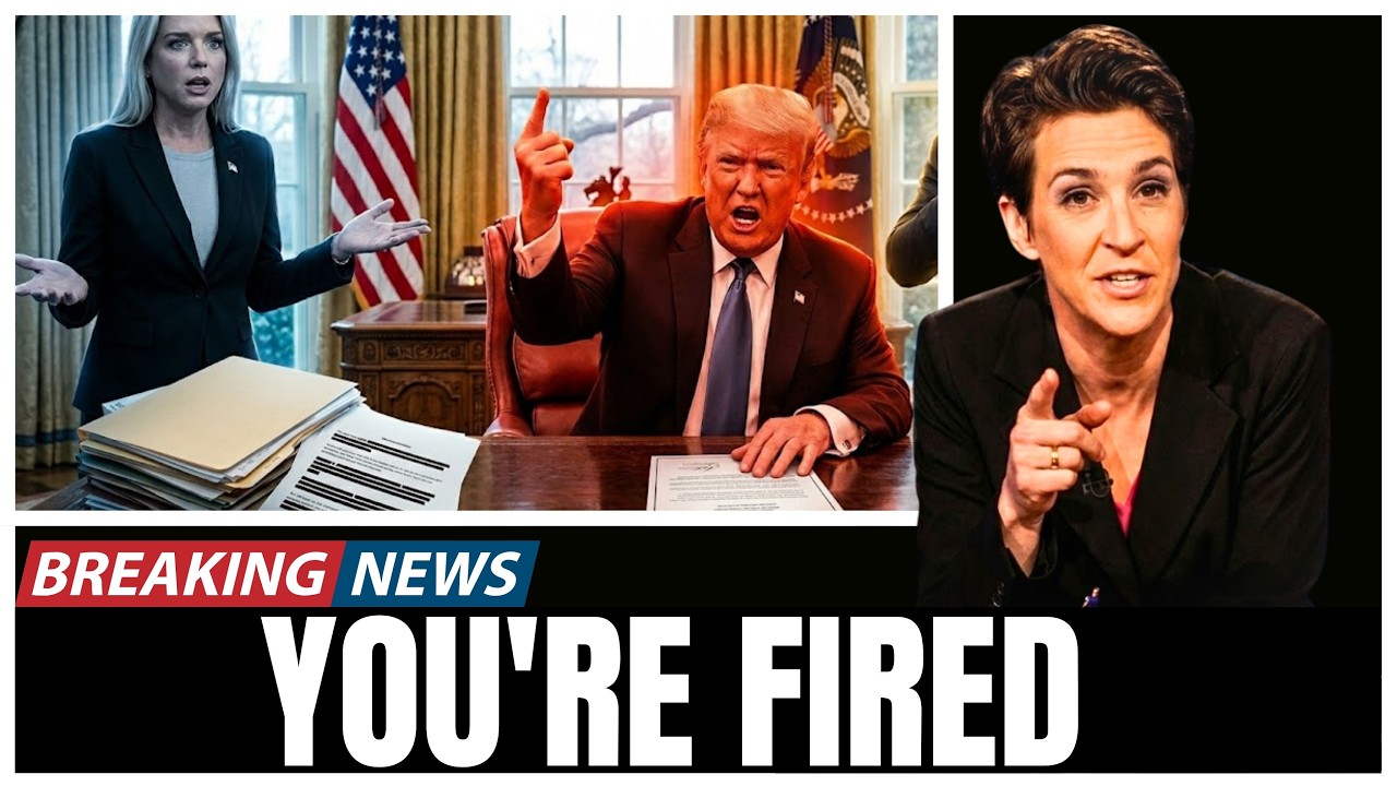 BREAKING: Pam Bondi FIRED as AG — Epstein Files Disaster + Failed to Prosecute Enemies