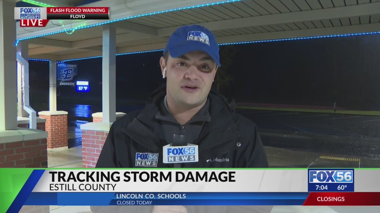 Tracking storm damage across Estill County
