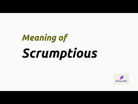 Meaning of "Scrumptious" (Adjective) in Hindi | Scrumptious का मतलब हिंदी में | Meaning In Hindi