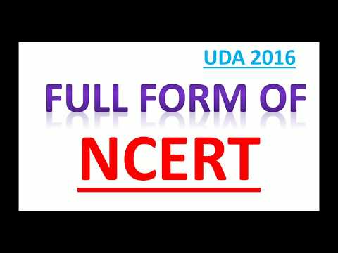 NCERT , full form of NCERT
