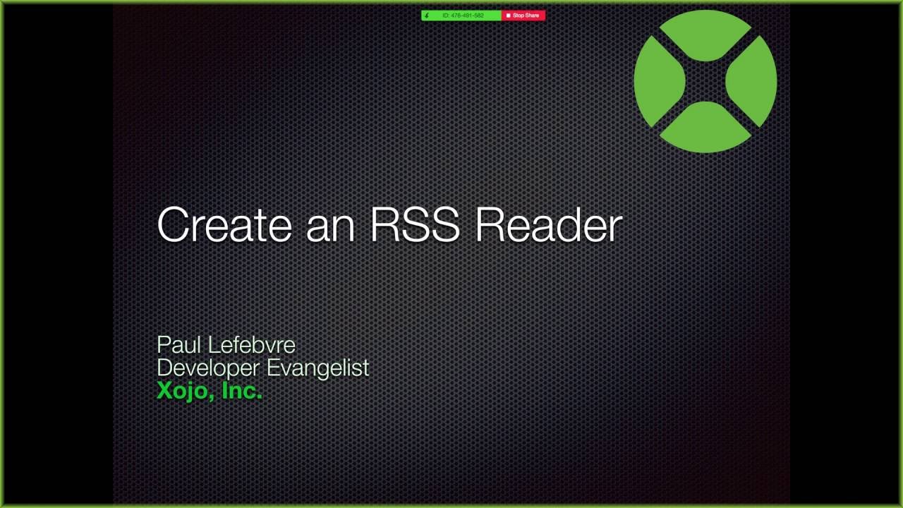 Creating an RSS Reader in Xojo