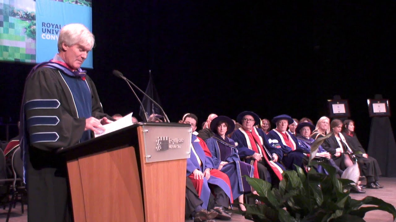 2014 Fall Convocation: Peter Robinson