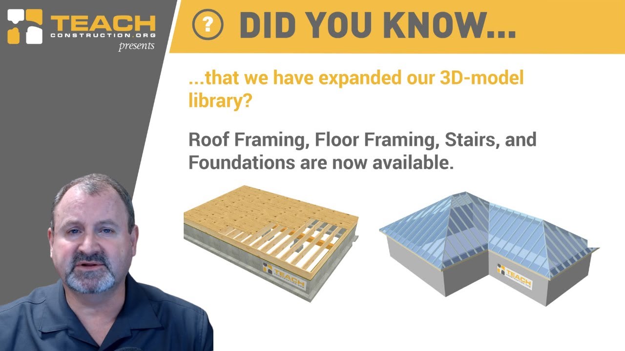 Expanded 3D models for TEACHing Construction