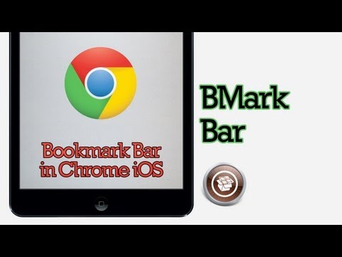 Bmark Bar - Bookmark Bar in Google Chrome on iOS (Cydia Tweak)