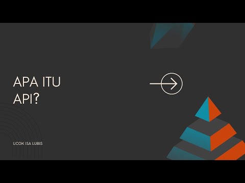 1. Apa Itu API (Application Programming Interface) ?
